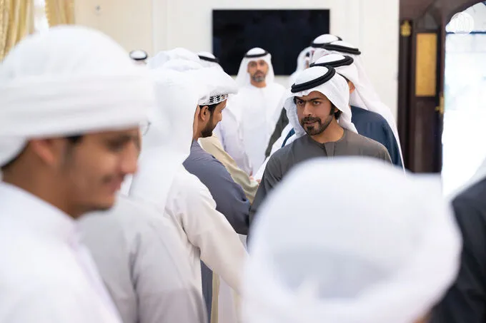 Khaled bin Mohamed bin Zayed visits Humaid Mohammed Bakheet Al Ketbi in Al Ain Region